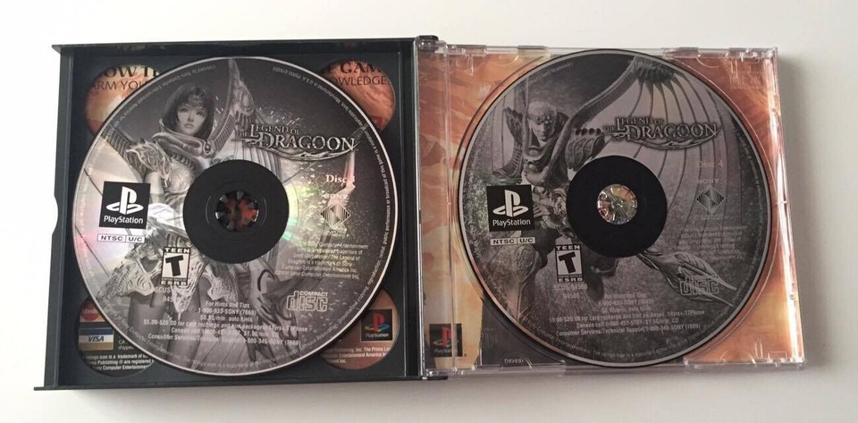 SONY PlayStation PS1 The Legend of Dragoon (GREATEST HITS VERSION ...