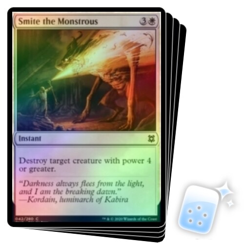 FOIL SMITE THE MONSTROUS X4 Zendikar Rising ZNR Magic MTG MINT CARD | eBay