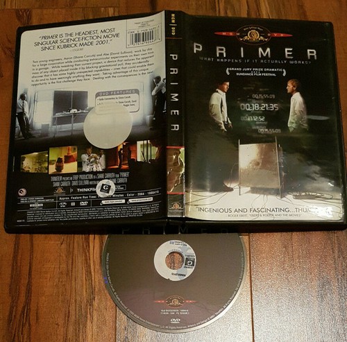 /2930 Primer (2004, Shane Carruth, Time Travel, Region 1) DVD from MGM ...