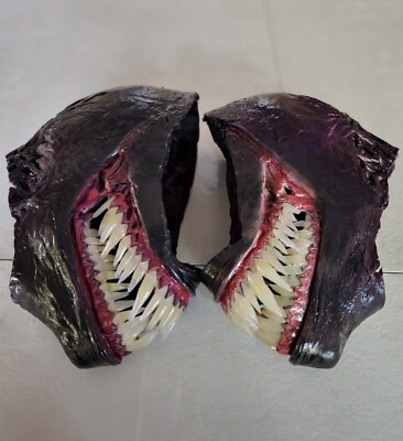 Spiderman Venom Face Guard Tactical Cosplay Moving Jaw Balacava ...