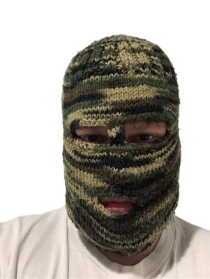 Vtg camo balaclava Adult Hunting Outdoors Ski Snowboard Retro Sheisty ...