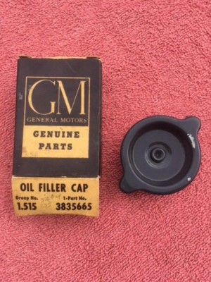 1953-55 / 1965-67 / 1969-74 Chevy Corvette NOS GM Oil Filler Cap V8 350 ...