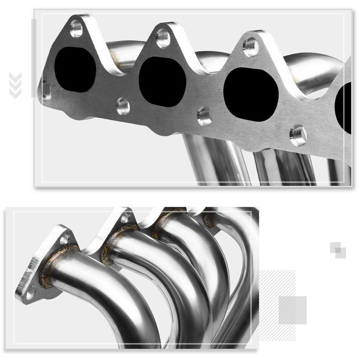 For 94-01 Acura Integra GSR/Type-R /Honda Civic Si B-Series 4-1 Exhaust ...