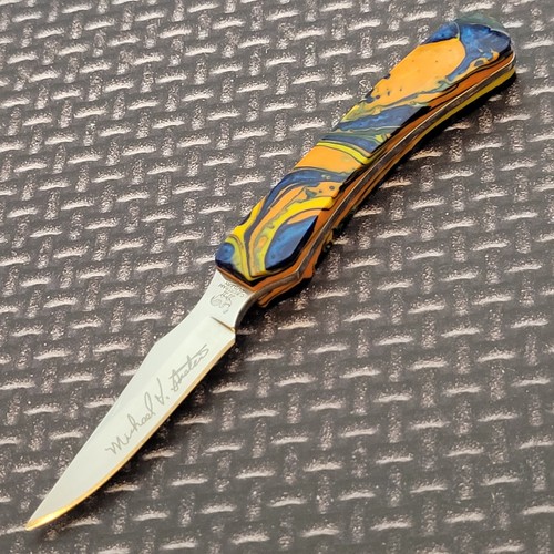 Hen & Rooster C.Bertram Cutlery Michael Prater Custom Fixed Blade Knife ...