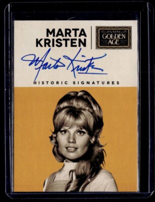 2014 Panini Golden Age Historic Signatures Marta Kristen Auto #MAK | eBay