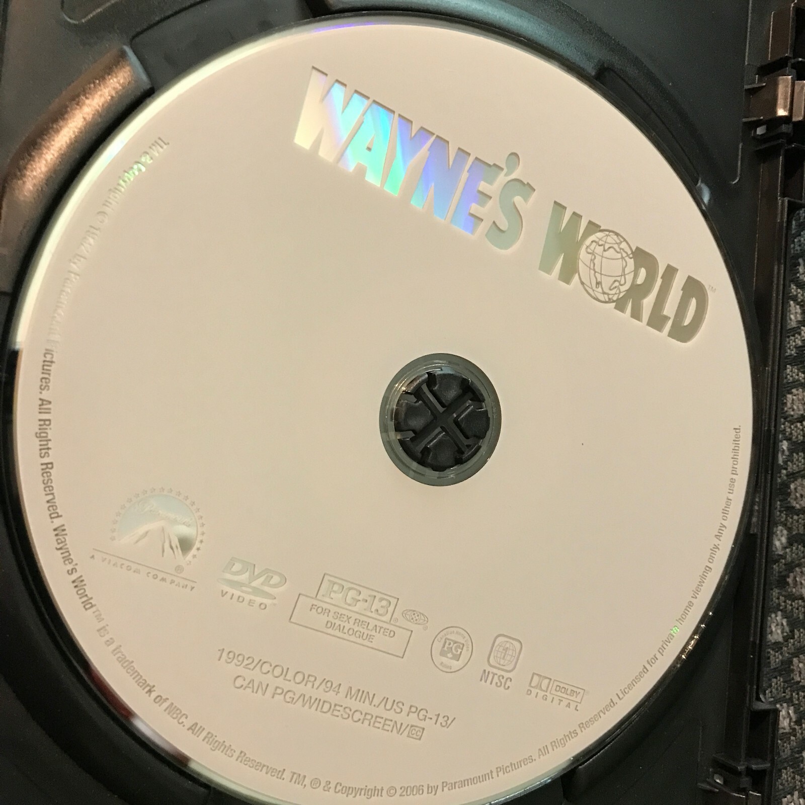 Wayne's World (DVD 2001/1992 Paramount) Mike Myers Dana Carvey Rob Lowe ...