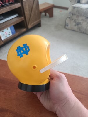 Nice Vintage Plastic Notre Dame Mini Helmet Coin Bank By Loyal Gift Co ...