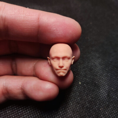 Blank 1/10 Scale Scarlet Witch Wanda Head Sculpt Unpainted Fit 7" Neca ...