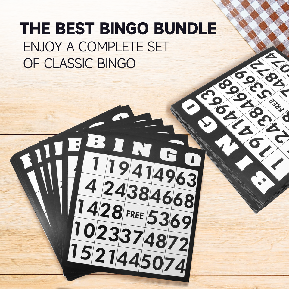 Deluxe Bingo Game Set w/Roller Cage, 75 Bingo Balls, Board, 18 Cards ...