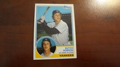 1983 TOPPS #652 BUTCH HOBSON BASEBALL CARD | eBay