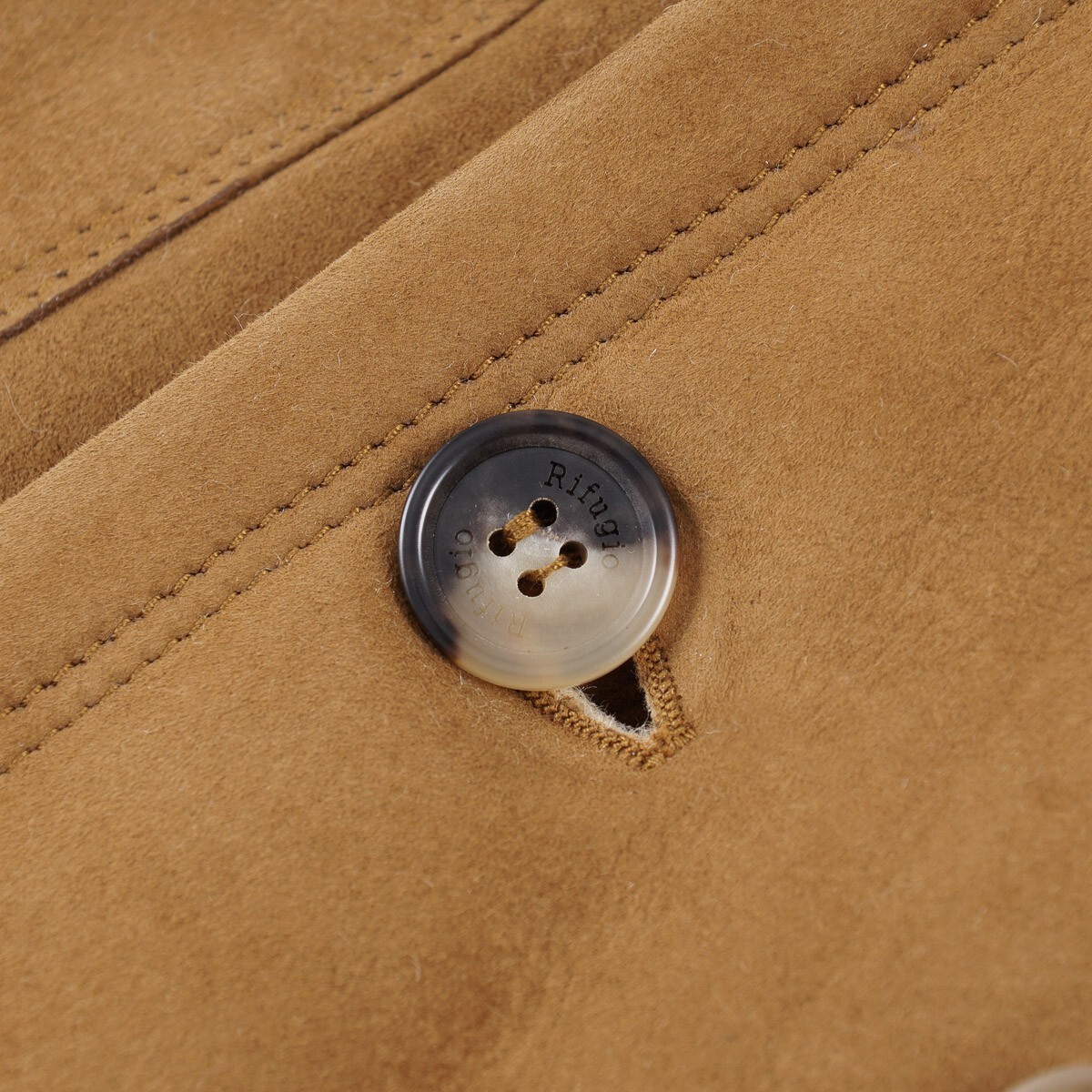 Rifugio Napoli 'Redford' Shearling Suede Leather Rancher Coat XL (Eu 54 ...