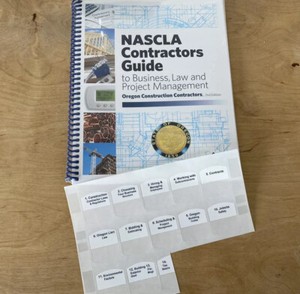 Oregon NASCLA Contractors Guide to Business Law Mngt + Chapter Tabs ...