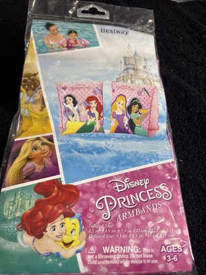 Disney Princess Inflatable Armbands Ages 3-6 Swimmies Pool Floats Kids ...