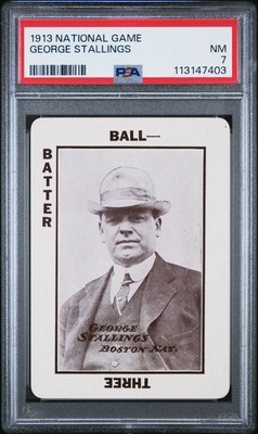 1913 NAT GAME GEORGE STALLINGS PSA 7 | eBay