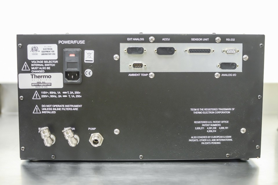 Thermo / Rupprecht & Patashnick 1400a TEOM Control Unit and Sensor | eBay