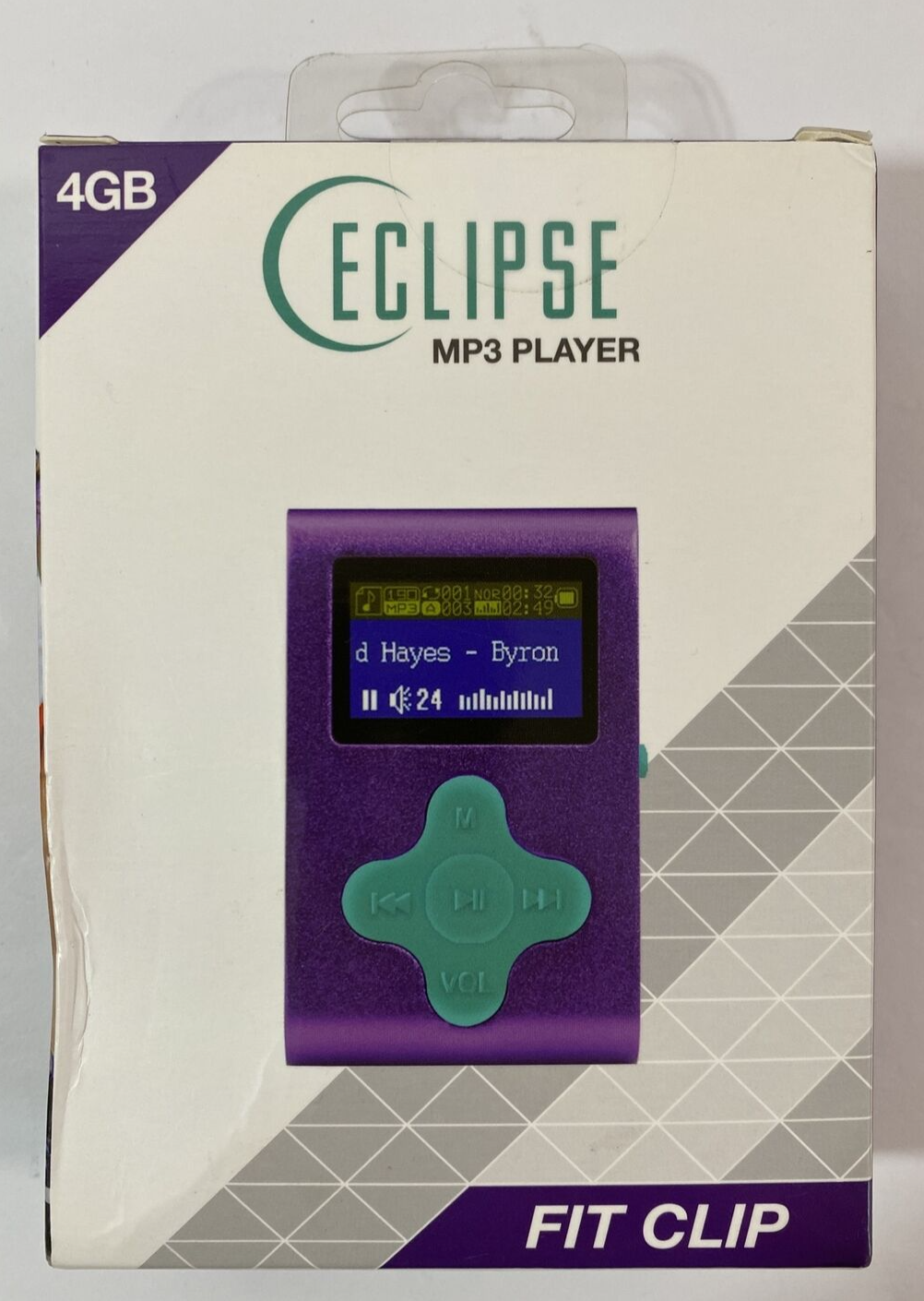 Eclipse+Fit+Clip+4gb+Rechargeable+Mp3+Player+With+USB+%26+Paperwork for ...