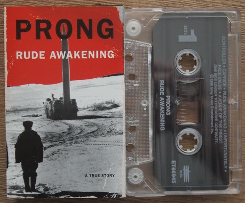 PRONG - RUDE AWAKENING (EPIC ET66945) 1996 USA CASSETTE TAPE THRASH ...