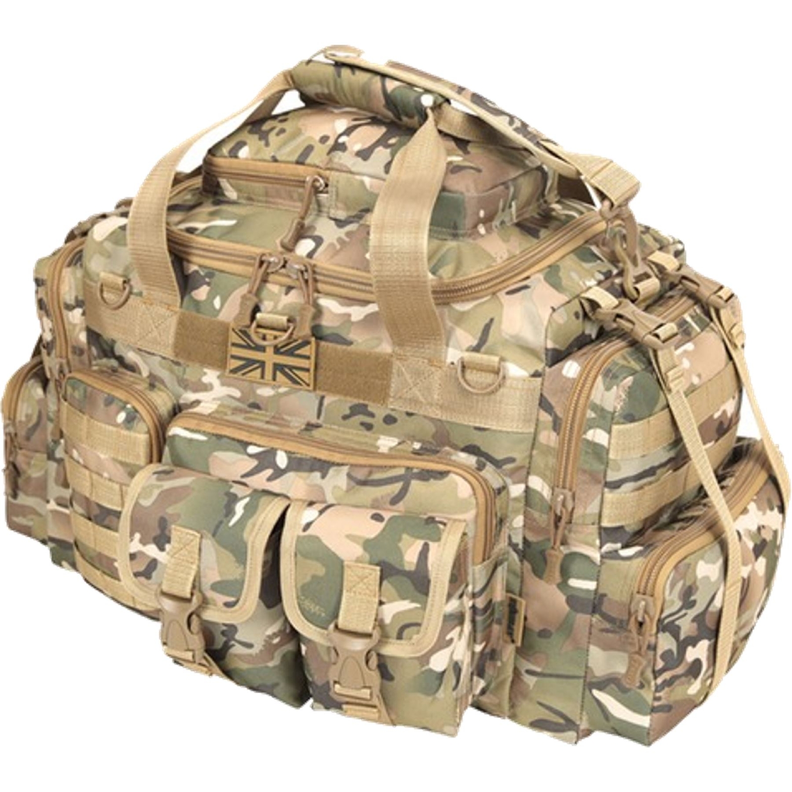 Kombat UK Saxon Tactical Army Military Camouflage Holdall Molle Bag ...