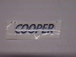 Mini Cooper Badge Genuine R50 R53 R56 Cooper Clubman Cooper S R60 ...