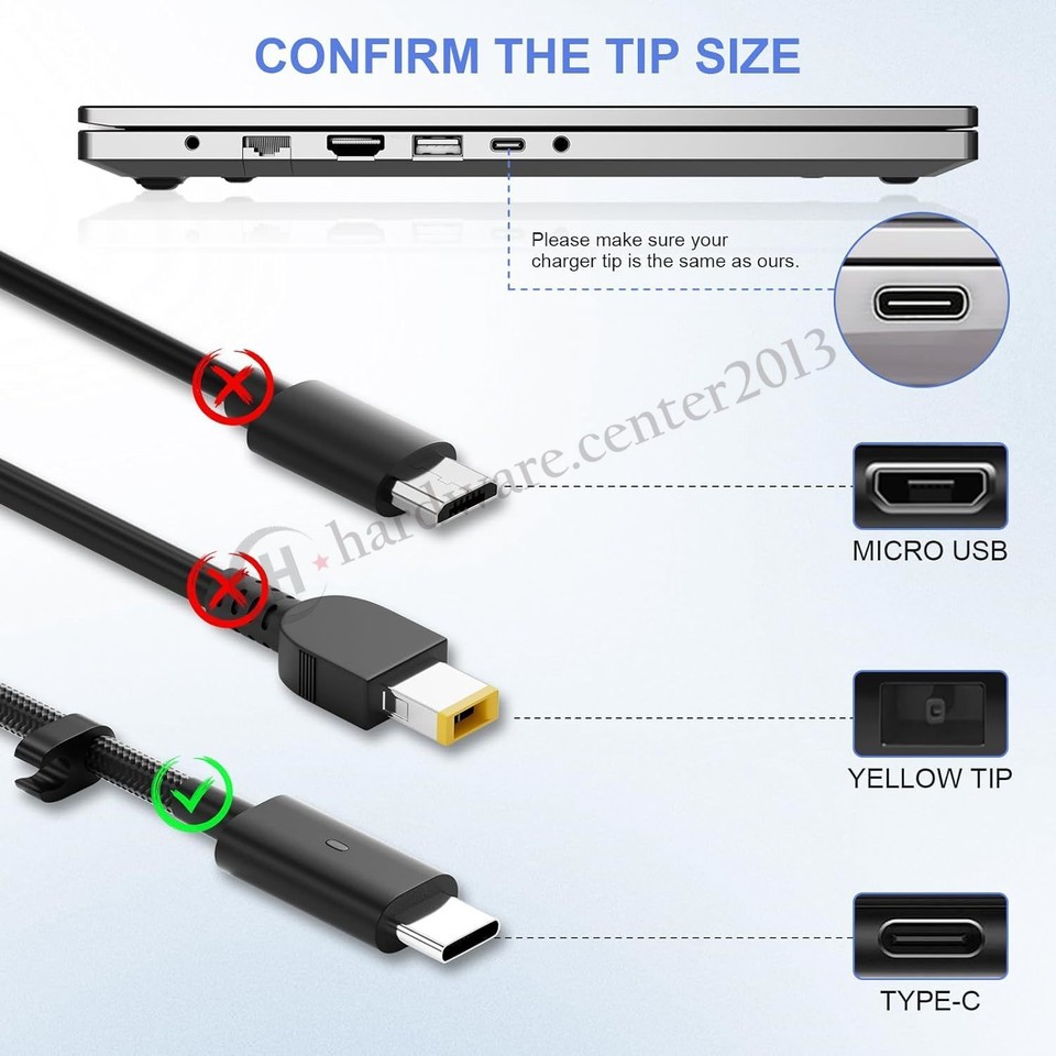 Dell 130W USB-C Type C Charger Adapter XPS 15 9500 9510 9575 17 9700 ...