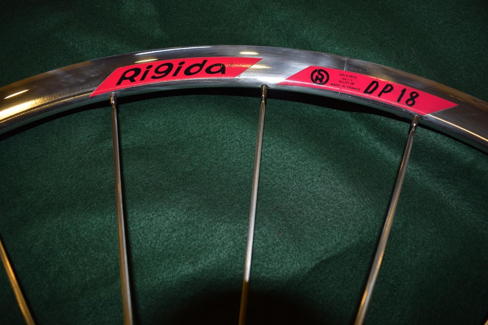 RIGIDA DP18 wheel Set 700c 28'' sealed bearing hub 8sp Aero spoke ...