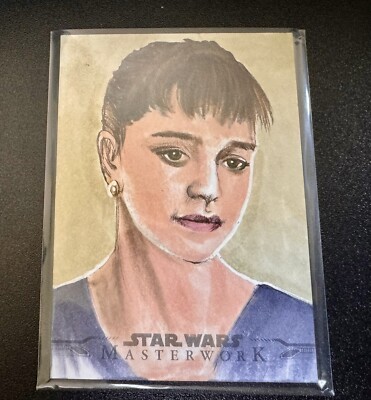 2021 Star Wars Masterwork Qi'ra Sketch Card Auto Artist Semra Bulut | eBay