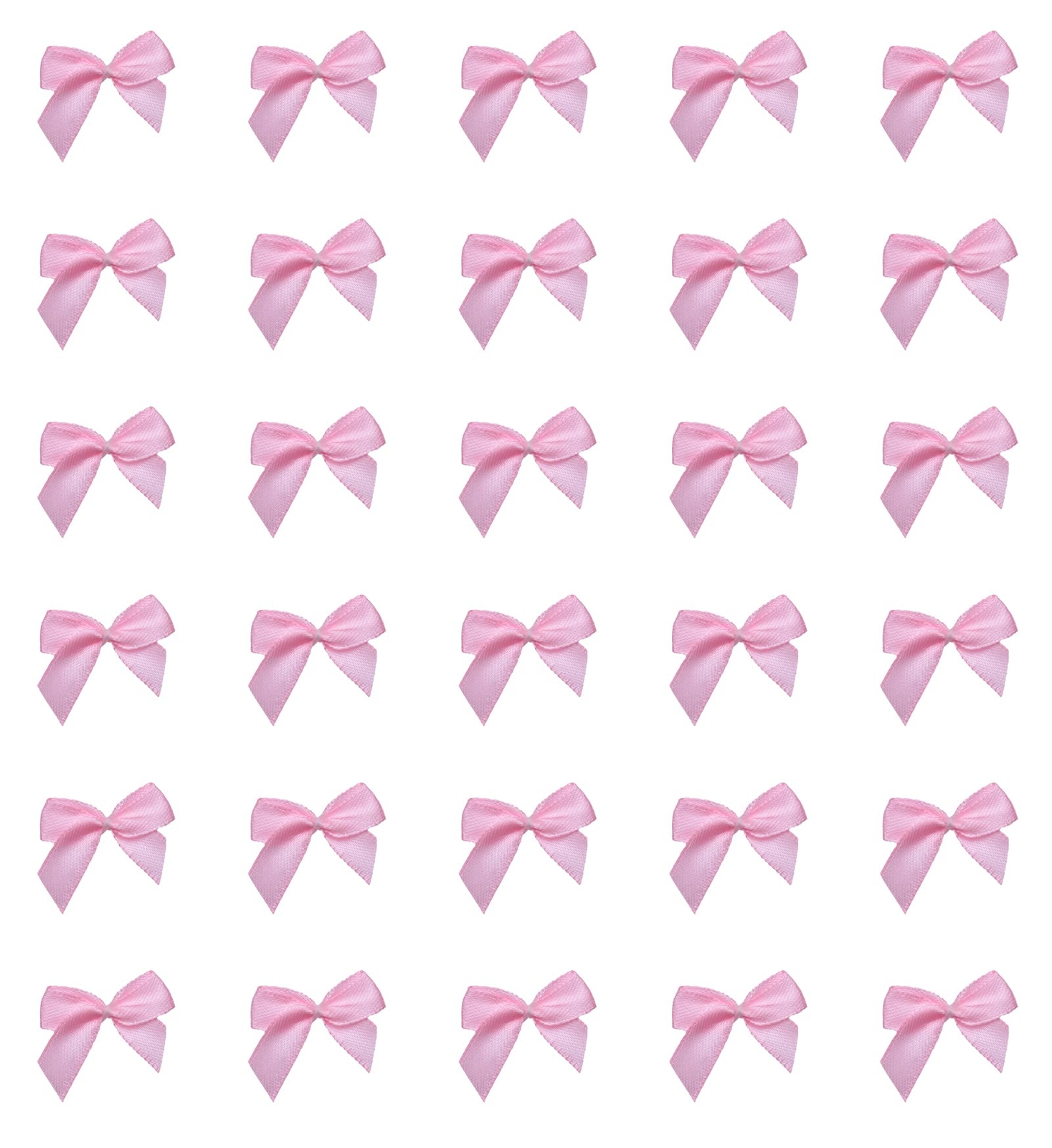 50 Pcs Mini Satin Ribbon Bow 0.9 Inch Small Soft Cute Elegant Bows for ...