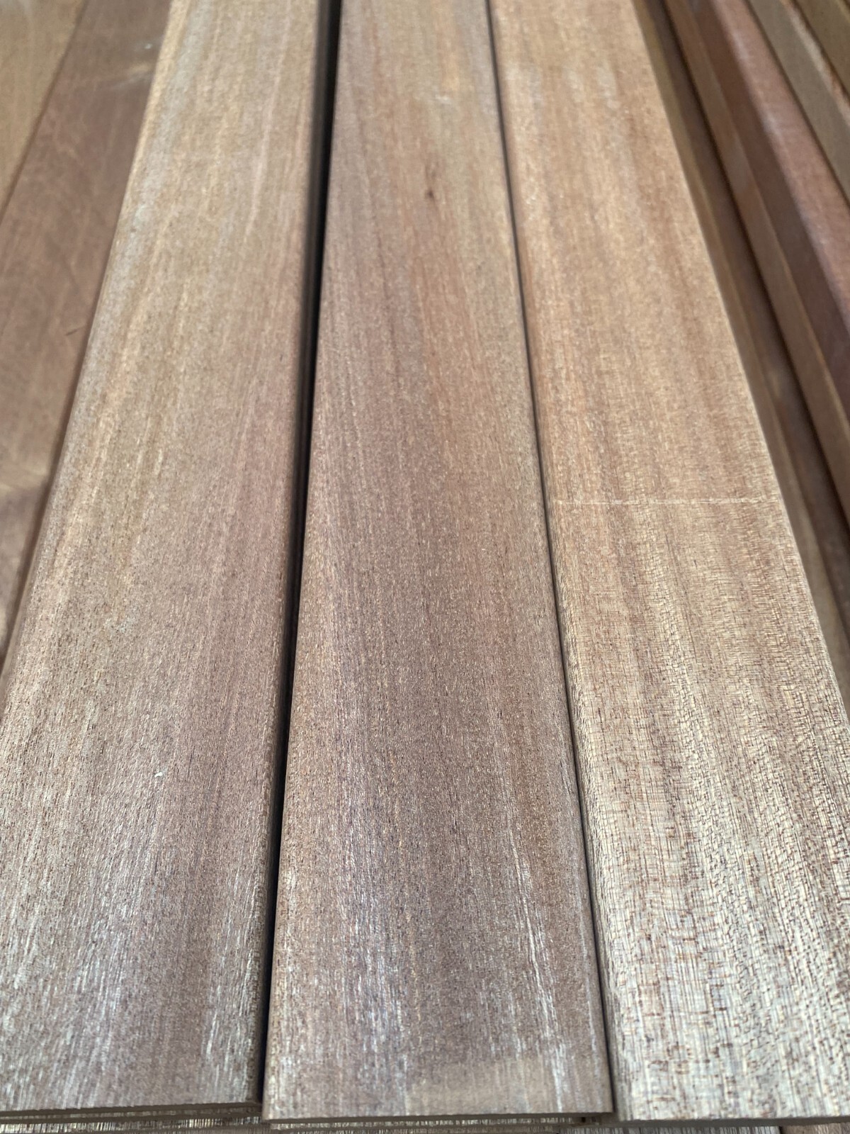 580mm Sapele Hardwood Garden Bench Slats For Single Seat - 35mm & 55mm ...