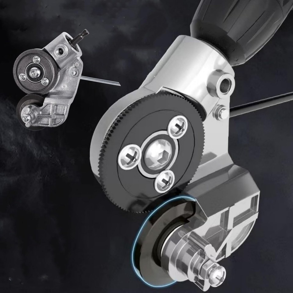 Sheet Metal Shear - Efficient Drill Attachment for Cutting Flat Metal ...