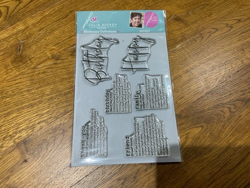 Julie Hickey Designs Dictionary Definitions Stamp Set *NEW* | eBay UK