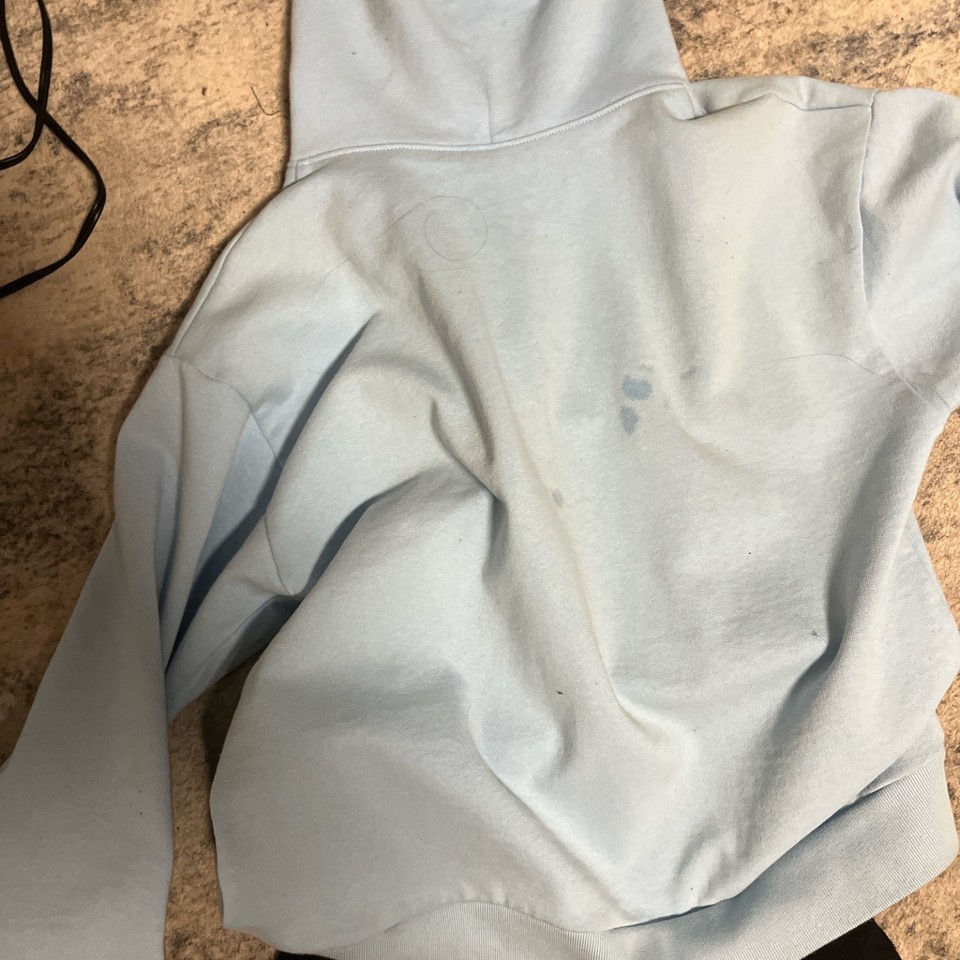 Sp5der OG Web Hoodie light blue Size Small Authentic Streetwear | eBay