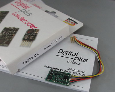 Lenz 10231-02 _ DCC - Digital Decoder Standard + V2_ RailCom _ 8 ...