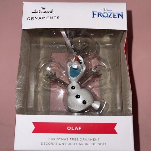 NIB Hallmark Disney Frozen Olaf Snowman Christmas Tree Holiday Ornament ...