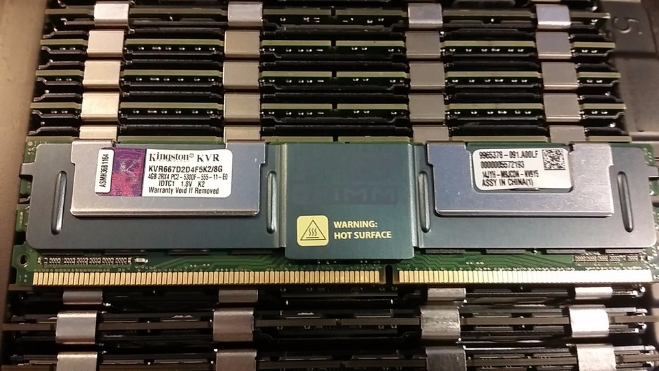 HP 64GB (16@4GB) MEMORY KIT FOR HP ProLiant ML370 G5. ML350 G5. w/90day ...