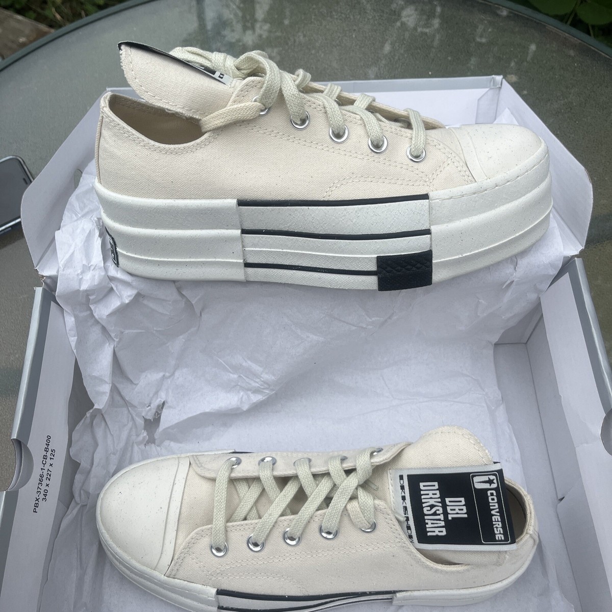 Size 6.5 - Converse Chuck 70 Low DRKSHDW DBL DRKSTAR x Rick Size 6.5 - Converse Chuck 70 Low DRKSHDW DBL DRKSTAR x Rick