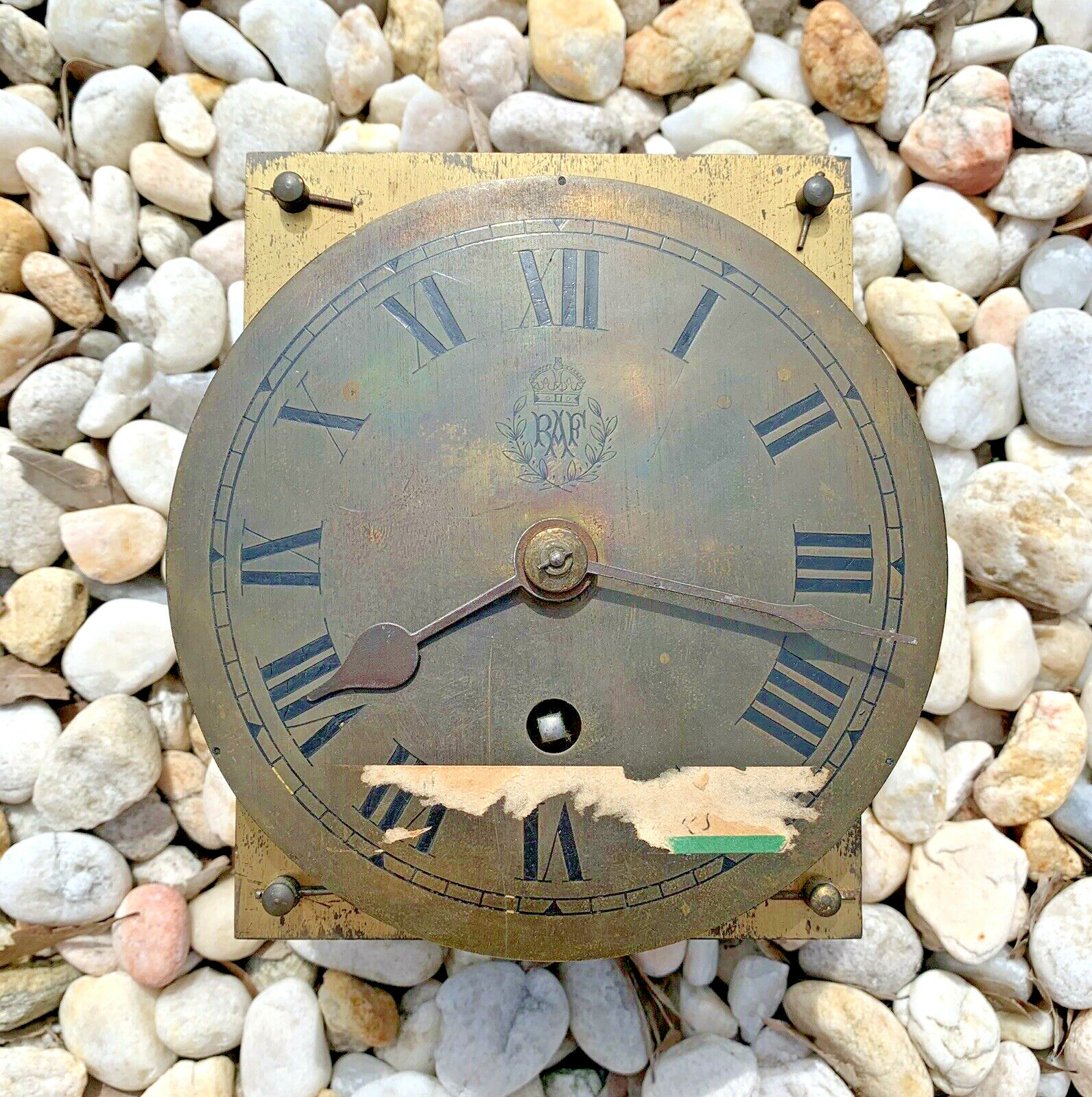 ANTIQUE WWII RAF ROYAL AIR FORCE F W ELLIOTT CLOCK MOVEMENT ENGLAND | eBay
