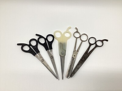 Vintage To Now Barber Scissors Shears Charlescraft DUBL DUCK Pearlduck ...