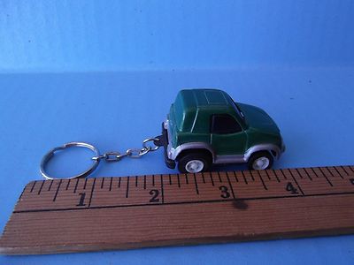 Pullback and Go Green Car Key chain 2"in long | eBay