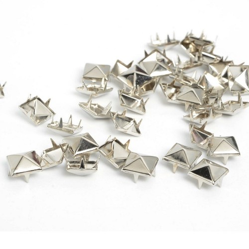 CHOOSE SIZE and FINISH Pkg of 20 Metal 4-Spike PYRAMID Studs (1080) | eBay