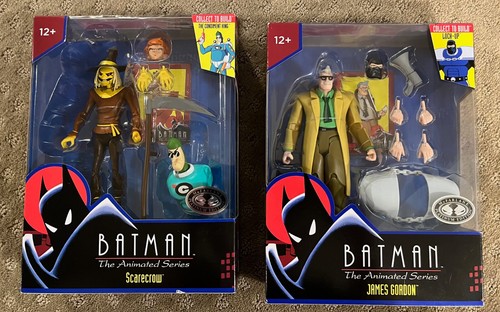 McFarlane Batman The Animated Series James Gordon & Scarecrow Platinum ...