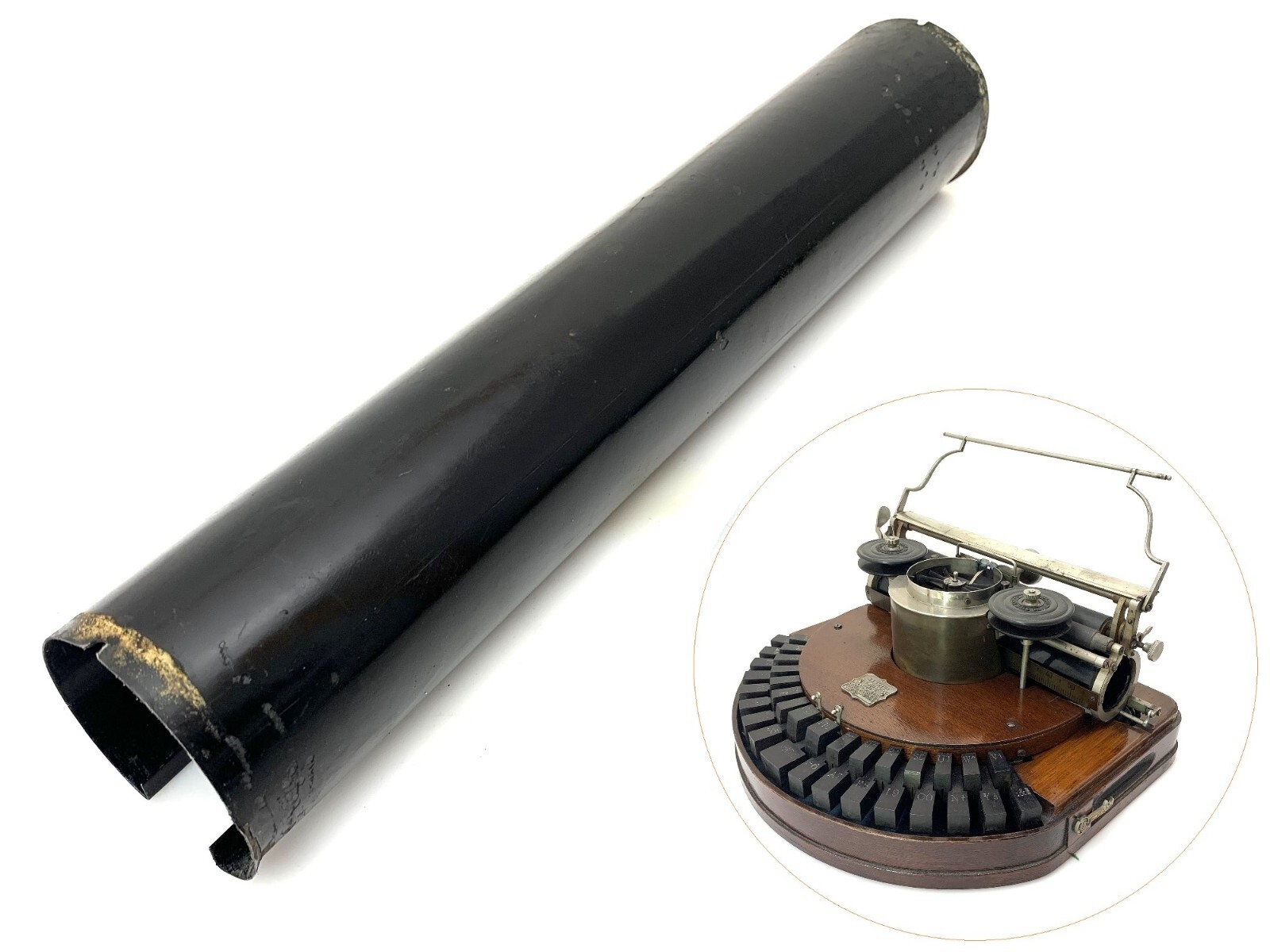 Original Paper Holder for Hammond No.1 Typewriter Antique Baske Vtg ...