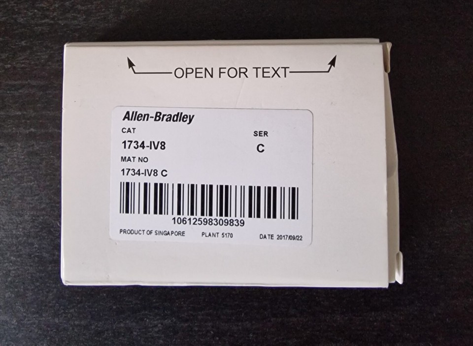 New Allen-Bradley 1734-IV8 SER C POINT I/O 8 Point Digital Input Module ...