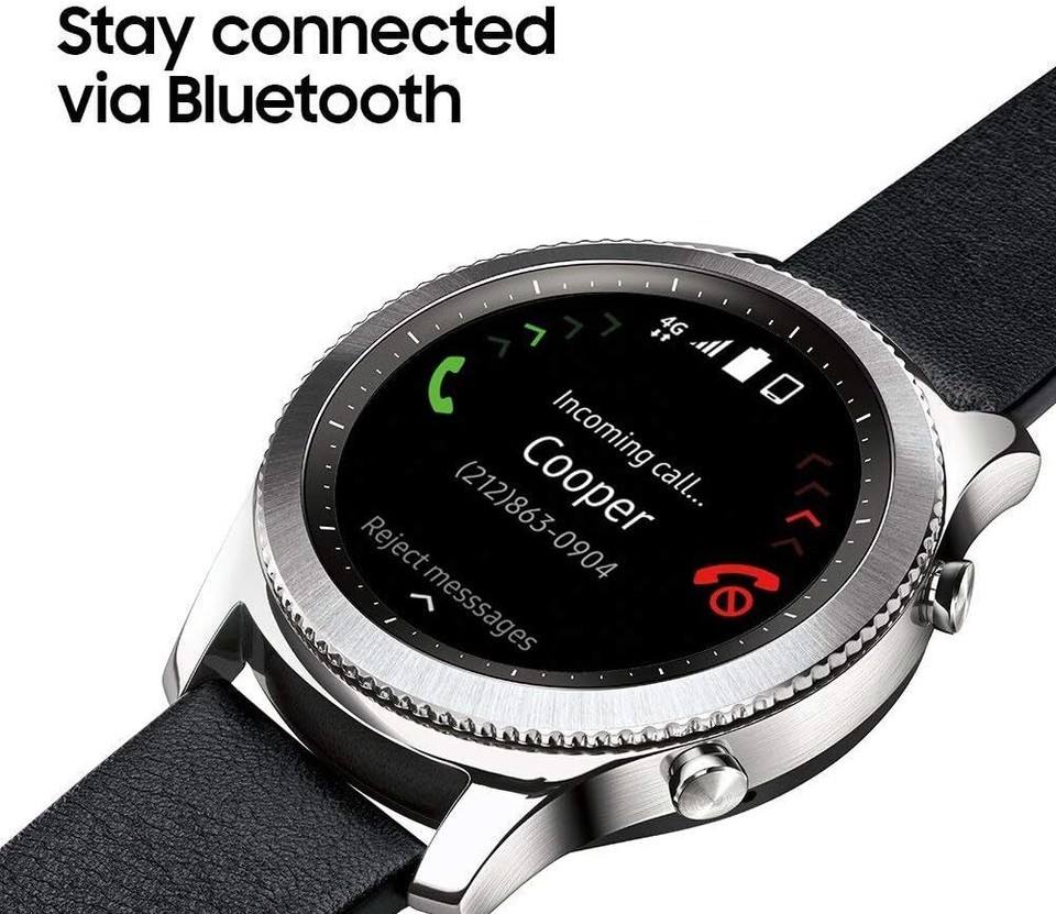 Samsung Gear S3 Classic Sm-r770 46mm Gps Silver 4GB - Good | eBay