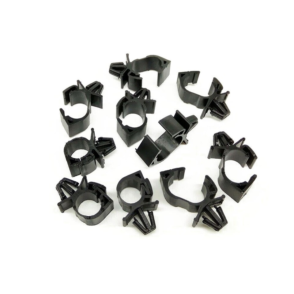 10Pcs Car Wiring Harness Fastener Clips Cable Clamp Line Mounted ...