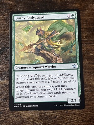 Bushy Bodyguard 0166 Bloomburrow BLB MTG Magic The Gathering S3042* | eBay