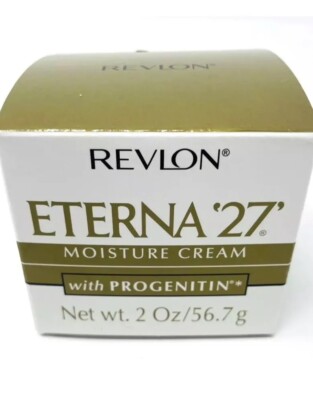 NEW Revlon Eterna 27 Moisture Cream WITH PROGENITIN 2oz Face Skin ...