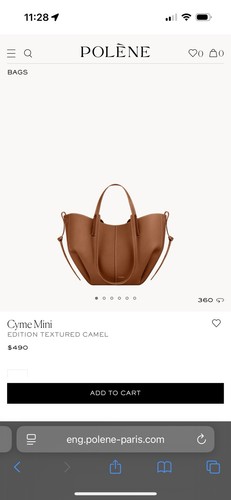 Polene Cyme Mini Tote Bag (Gently Used) | eBay