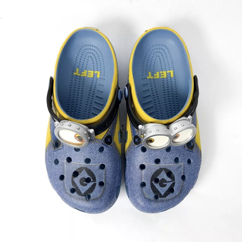 Crocs Despicable Me Classic Clog Crocs X Minions Colab Blue Size Men's ...