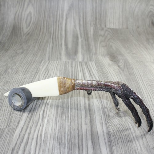 Turkey Foot Handle Bone Blade Ornamental Knife #13-142 Mountain Man ...