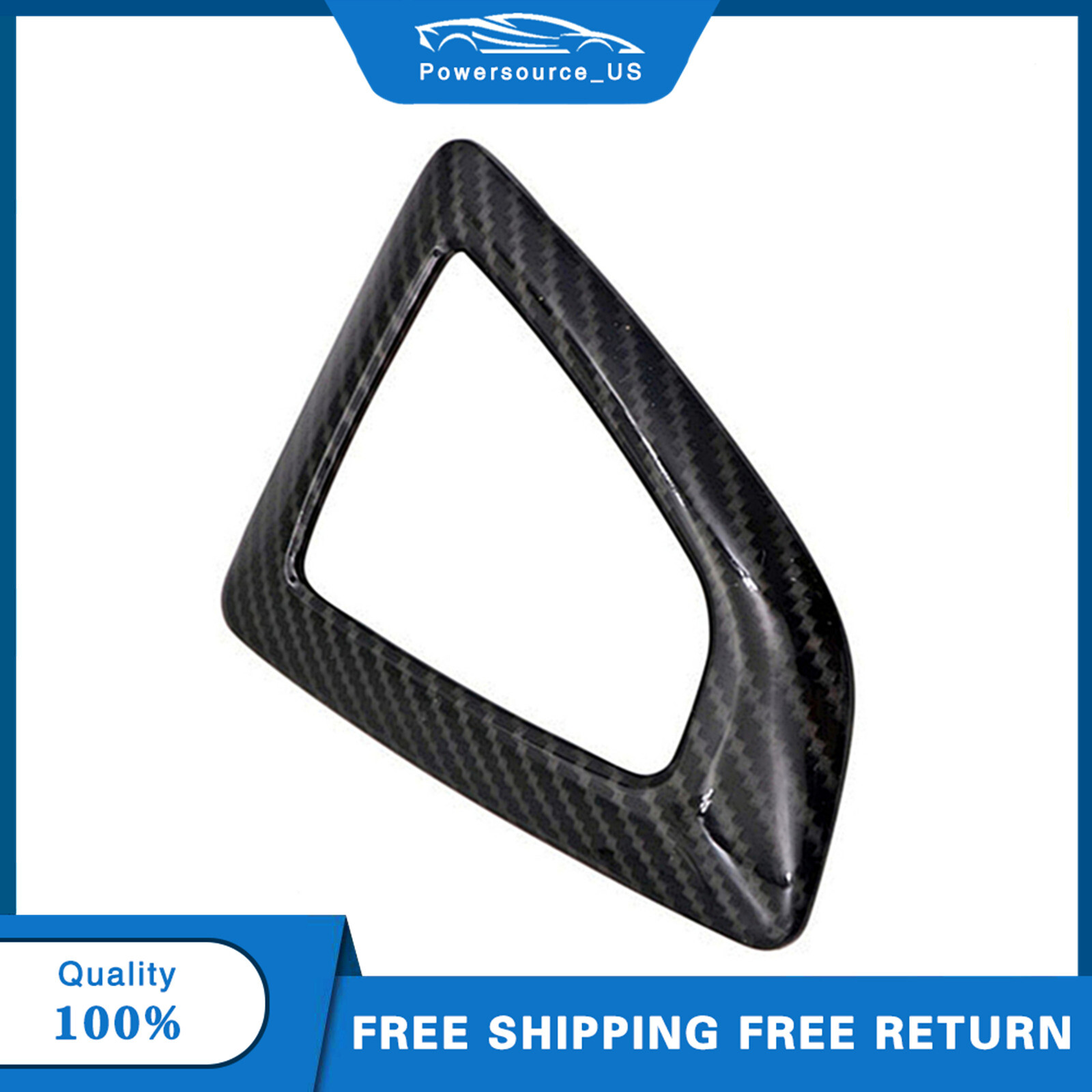 Fits BMW 1 2 3 4 Series 1X Carbon Fiber Gear Shift Knob Panel Surround ...